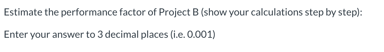 Solved Two projects A and B are being constructed, with | Chegg.com
