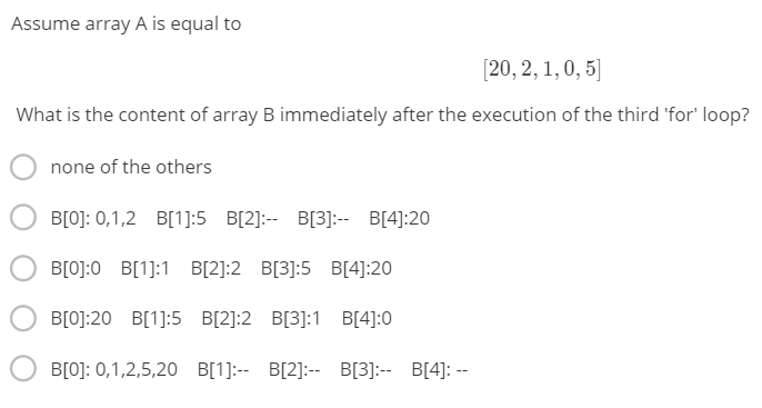 Solved The following pseudocode implements a sorting | Chegg.com