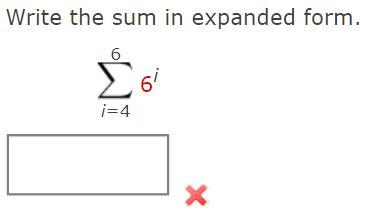 Solved Write the sum in expanded form. 5 Σ2vi i=1 I X | Chegg.com