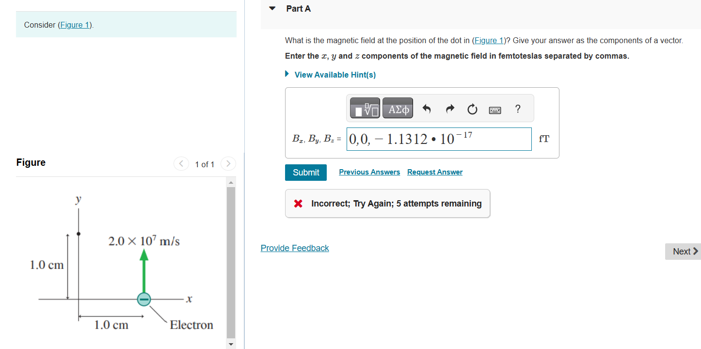 [Solved]: What is the magnetic field at the position of th