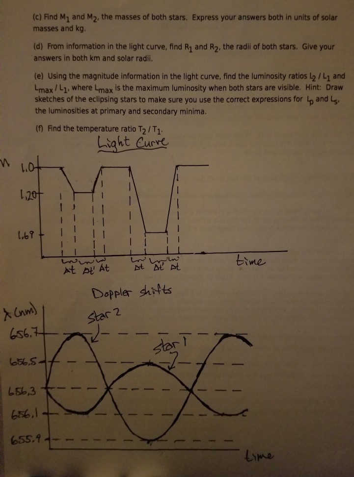 4. A binary star system is both an eclipsing binary | Chegg.com