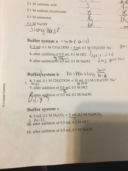 Solved ave a buffer system thade up of equimolar amounts of | Chegg.com