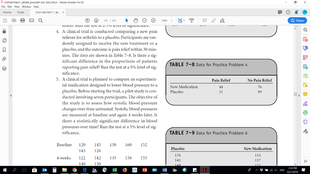 Solved 9781284108217_WOBK_Excel2007.pdf (SECURED) - Adobe | Chegg.com