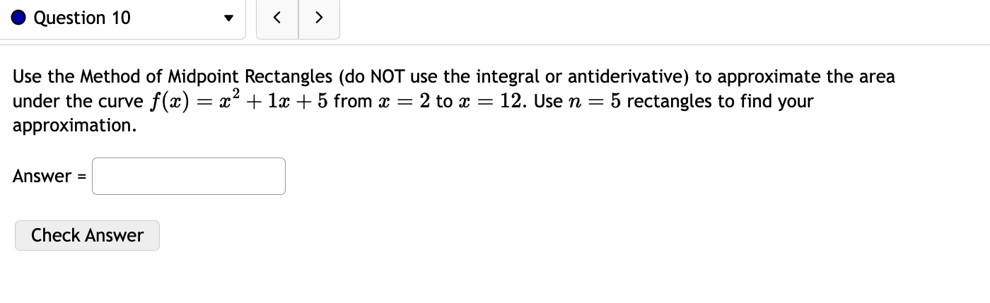 Solved Use the Method of Midpoint Rectangles (do NOT use the | Chegg.com