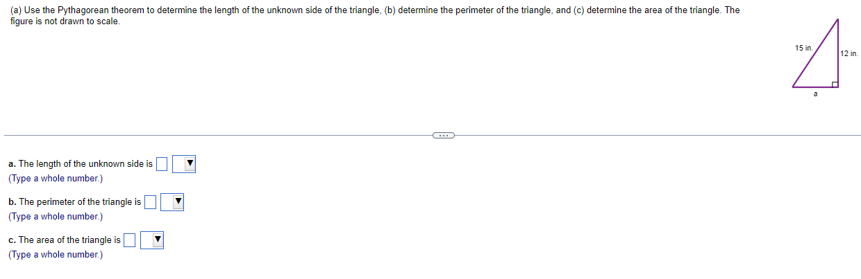 Solved (a) Use the Pythagorean theorem to determine the | Chegg.com
