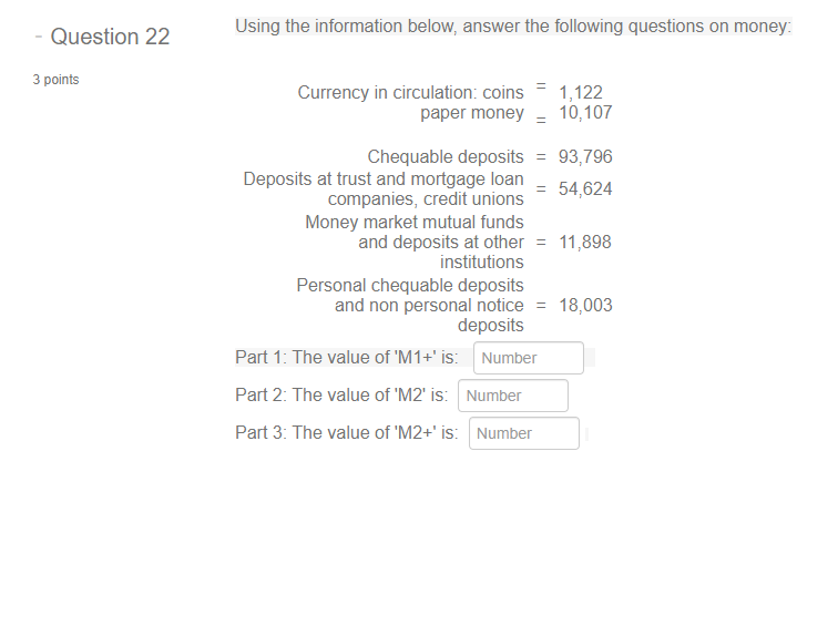 Solved Using the information below, answer the following | Chegg.com