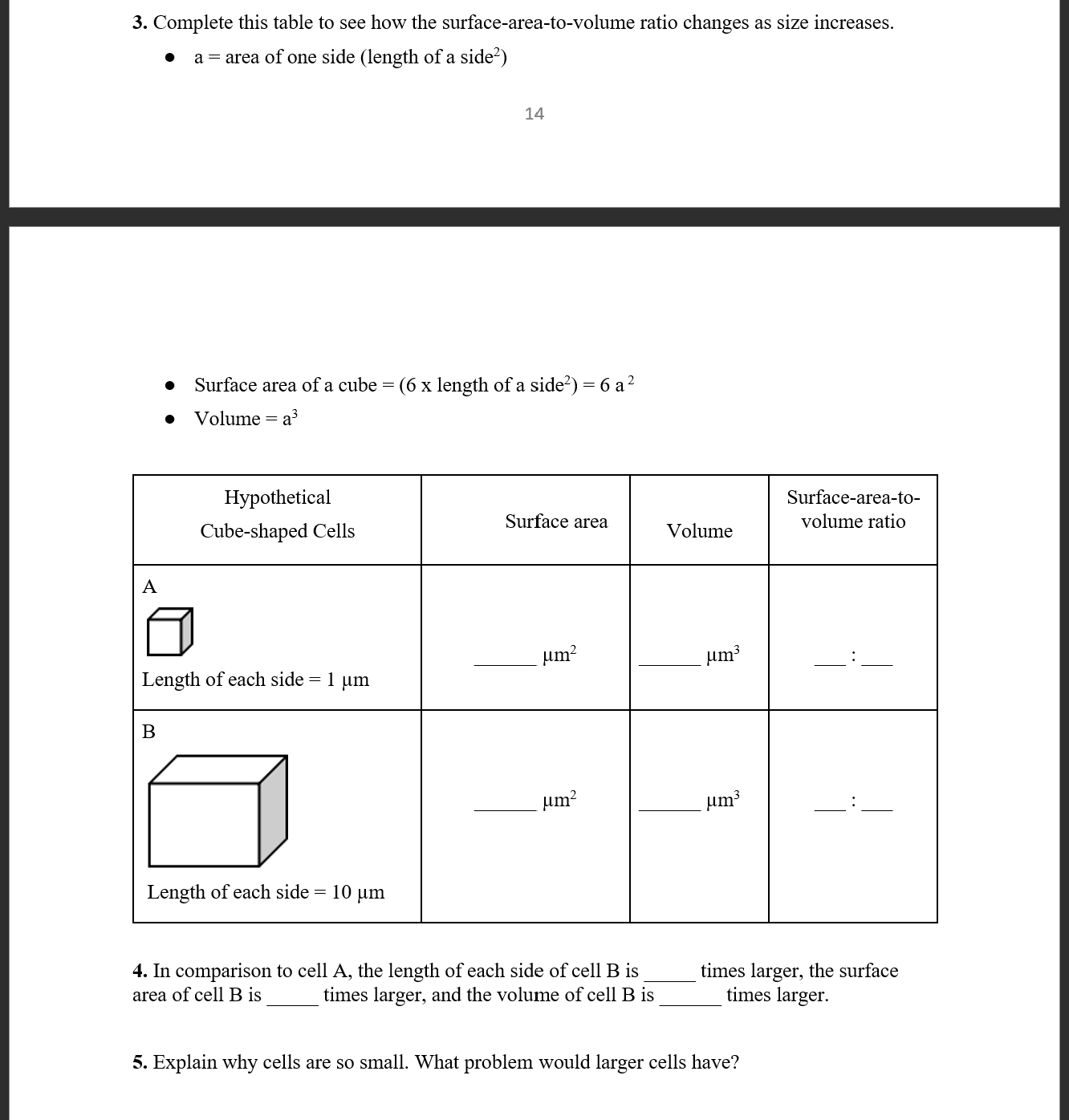 Solved 3. Complete this table to see how the | Chegg.com