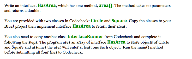 Solved Circle.java /** * The Java class models circle | Chegg.com