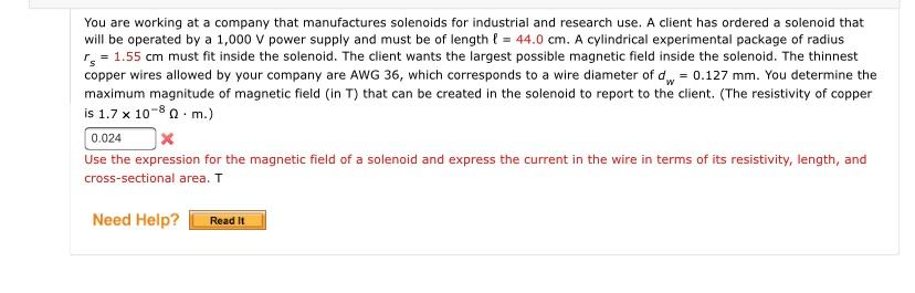 Solved You are working at a company that manufactures | Chegg.com
