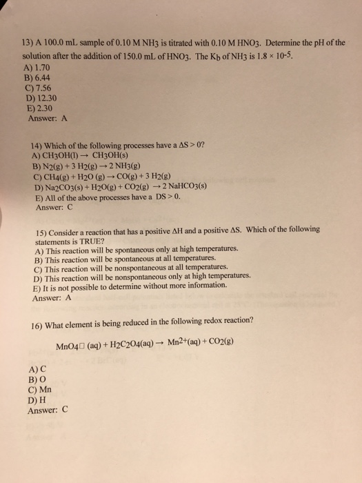 Solved Which of the following processes has a delta S | Chegg.com