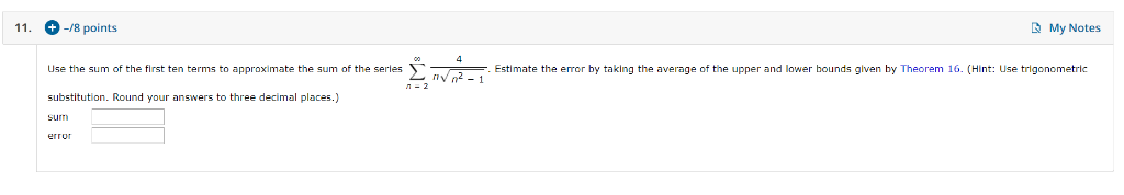 Solved Theorem 16. Remainder Estimate for the Integral Test | Chegg.com
