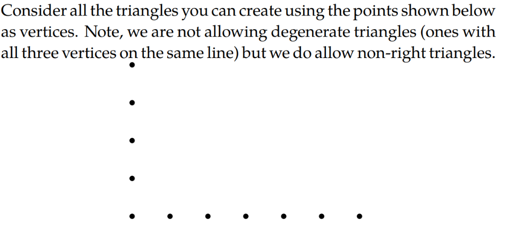 Solved Consider all the triangles you can create using the | Chegg.com