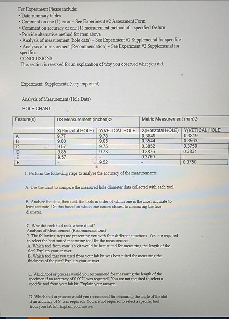 Analyze data that you previously collected and | Chegg.com