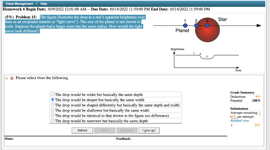 Solved (5\%) Problem 15: The figure illustrates the drop in | Chegg.com