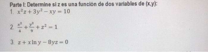 Solved Determine if z is a function of two variables of | Chegg.com