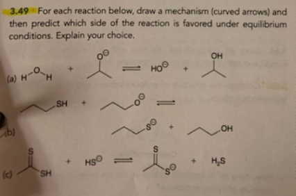 Solved 3.45 - Write an equation for the proton transfer | Chegg.com