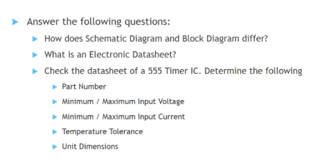 Solved Answer the following questions: How does Schematic | Chegg.com