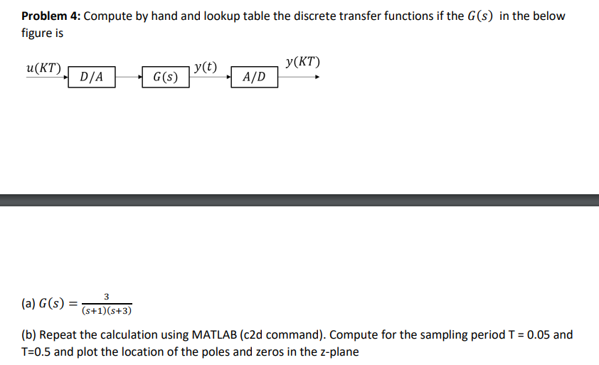 Problem 4: Compute by hand and lookup table the | Chegg.com