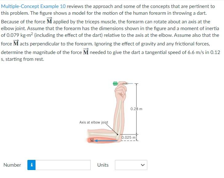 Solved Multiple-Concept Example 10 reviews the approach and | Chegg.com