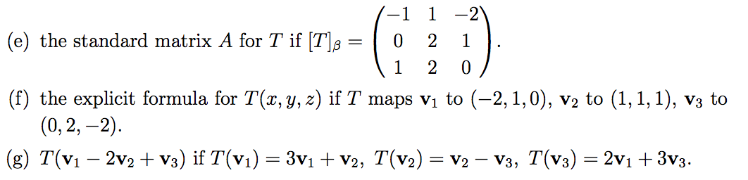 Solved Let B = (v1, V2, V3] be a basis for R3, where v1 = | Chegg.com