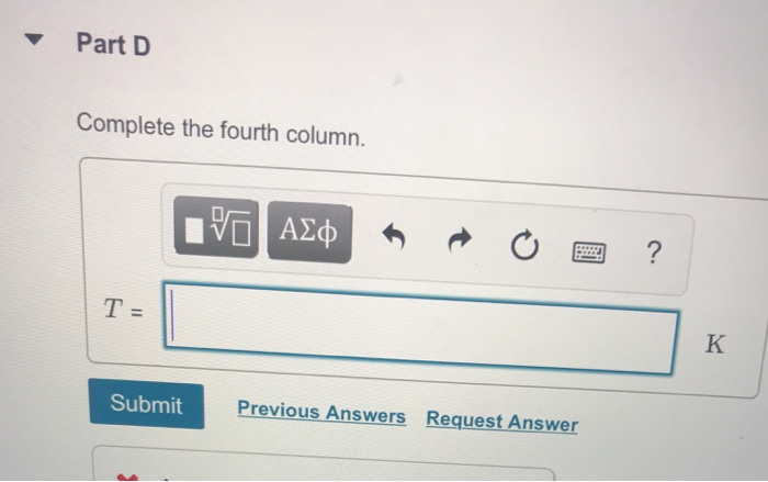 Solved Use the ideal gas law to complete the table: 1.12 atm | Chegg.com