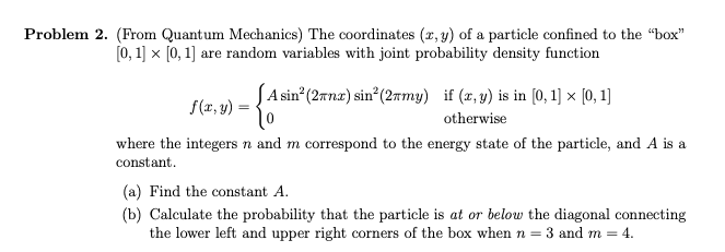 Solved Problem 2. (From Quantum Mechanics) The coordinates | Chegg.com
