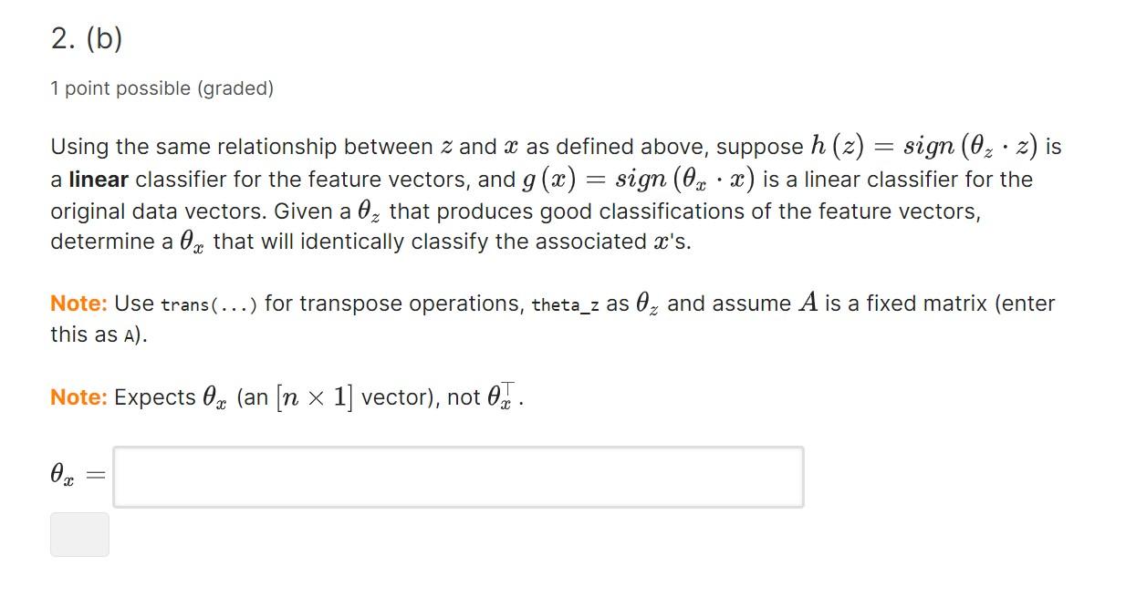 Solved Homework due Mar 8, 2023 17:29 IST Consider a | Chegg.com