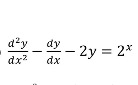 Solved day dx2 dy – 2y = 2* dx | Chegg.com