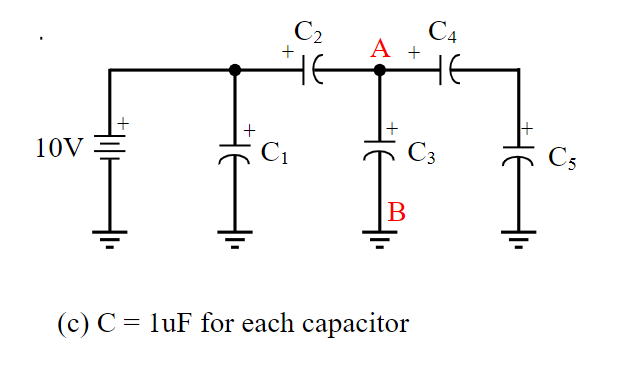 Solved (c) \\( \\mathrm{C}=1 \\mathrm{uF} \\) for each | Chegg.com