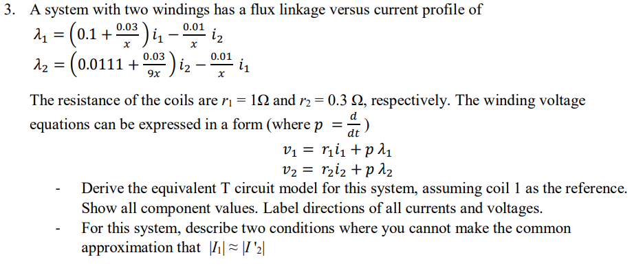 Solved 0.03 0.01 iz X X 0.01 0.03 9x x 3. A system with two | Chegg.com