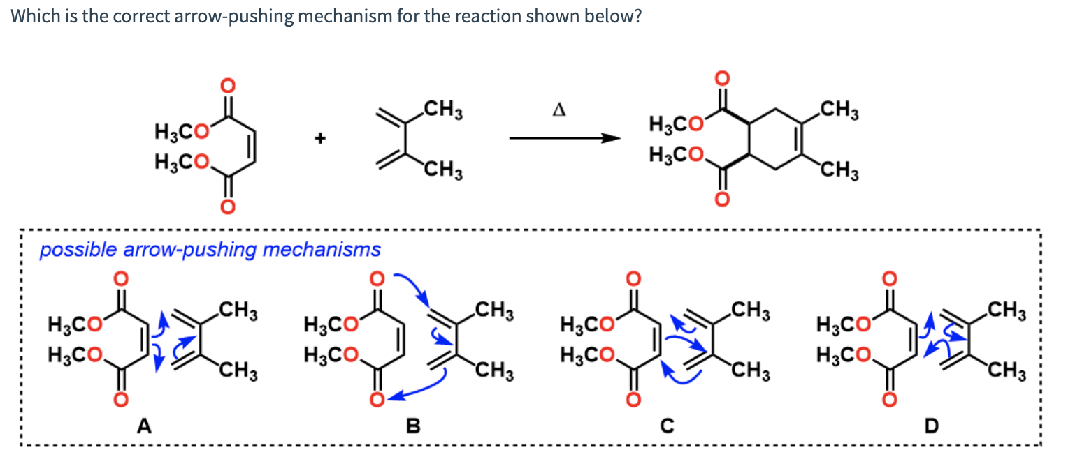 Solved Which is the correct arrow-pushing mechanism for the | Chegg.com