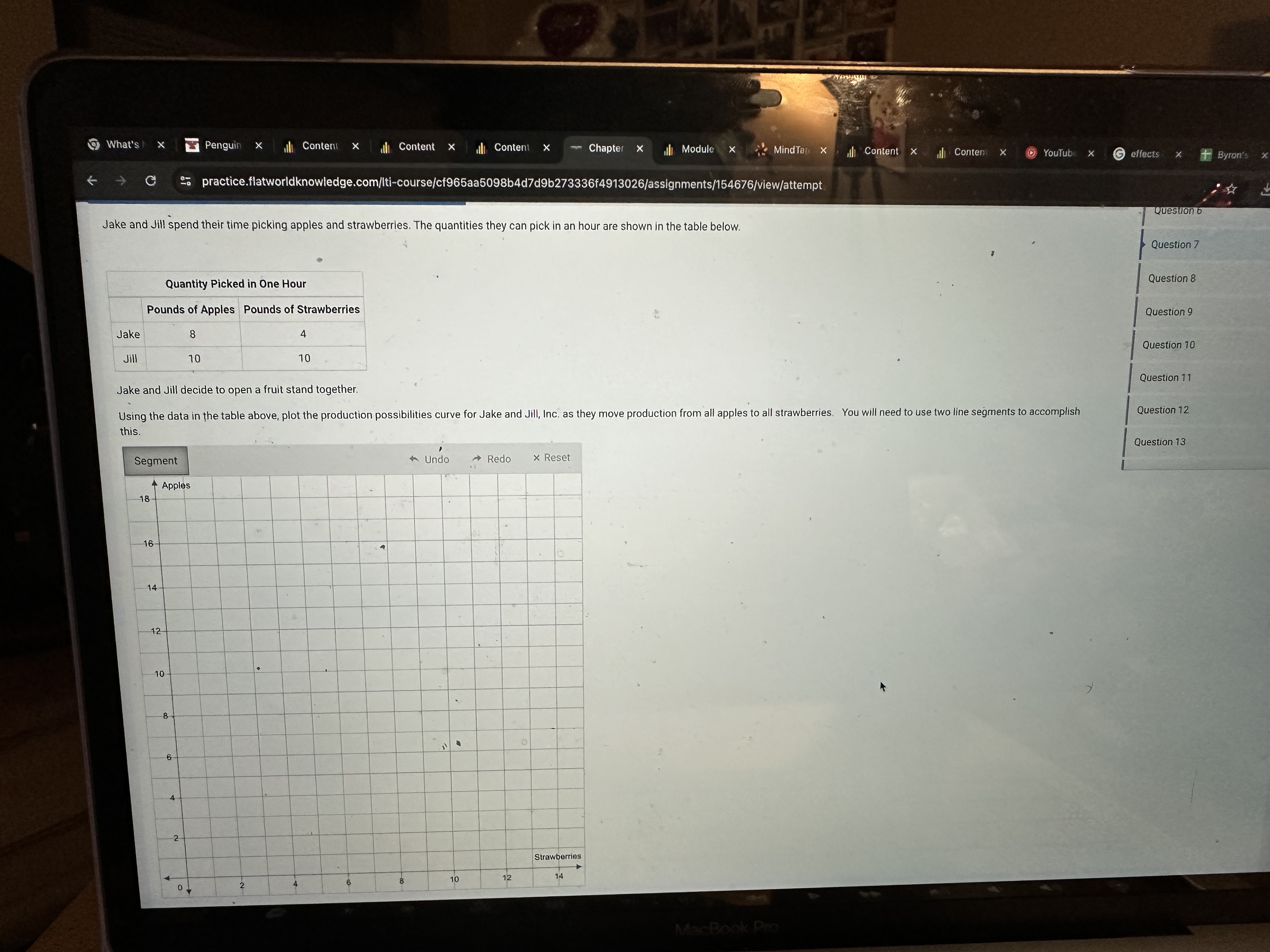 Solved Jake and Jill spend their time picking apples and | Chegg.com