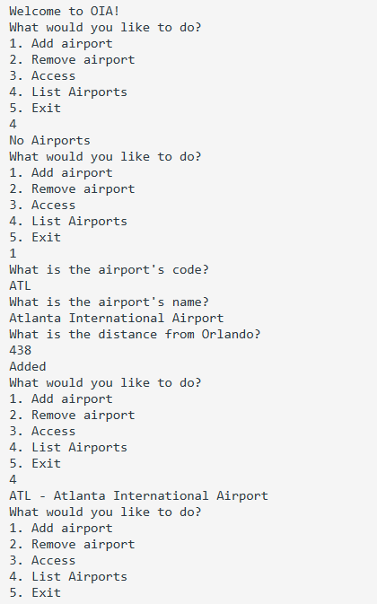Solved The Orlando International Airport needs our help. | Chegg.com