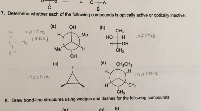 Solved 7. Determine whether each of the following compounds | Chegg.com