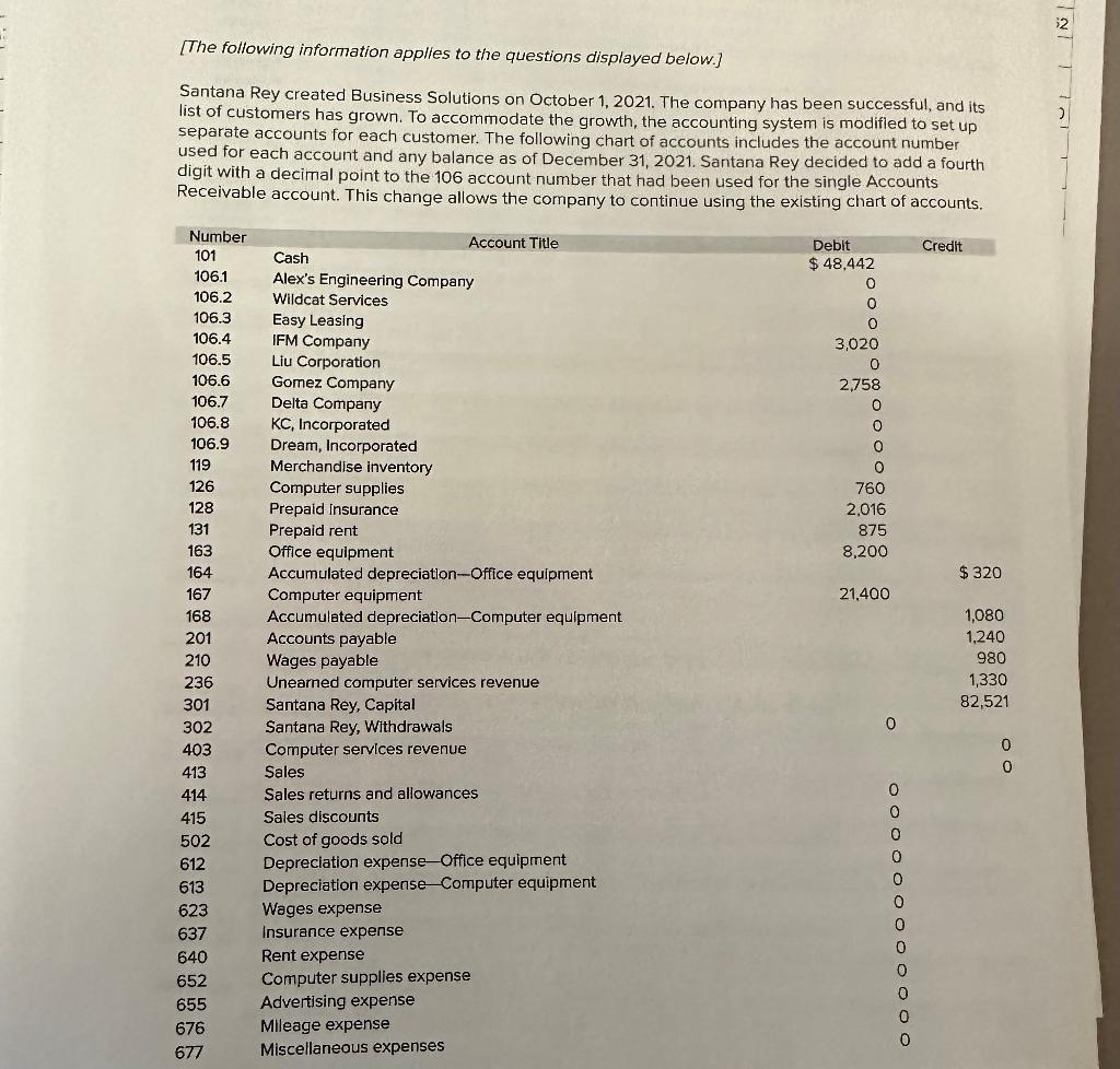 2) post journal entries in part 1 to general ledger | Chegg.com