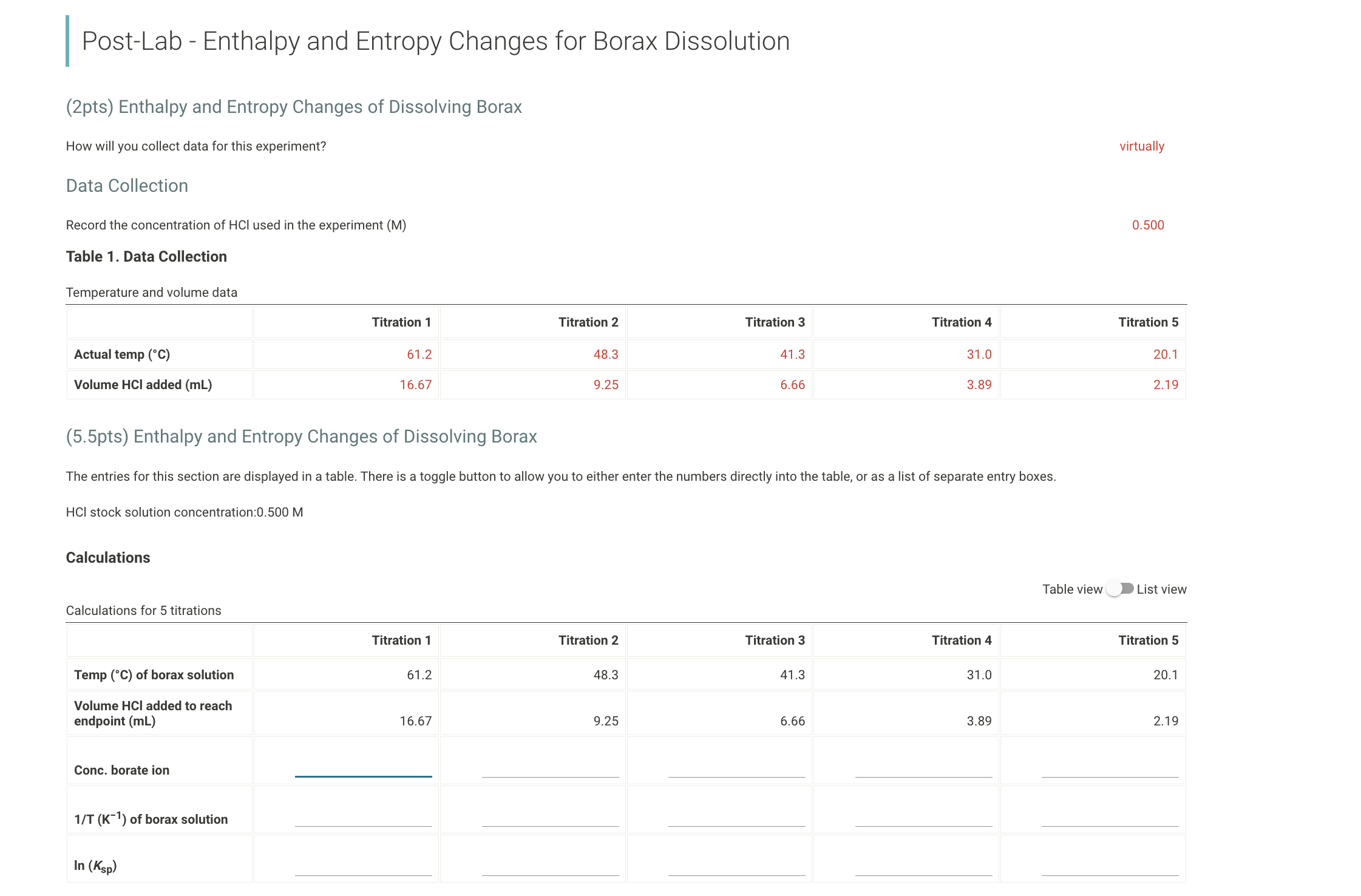 Solved (4pts) Upload a plot of data ( lnKsp vs 1/T( K−1) | Chegg.com