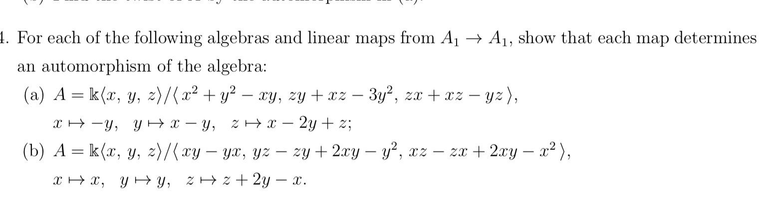 Solved I need solutions for all parts In the following | Chegg.com