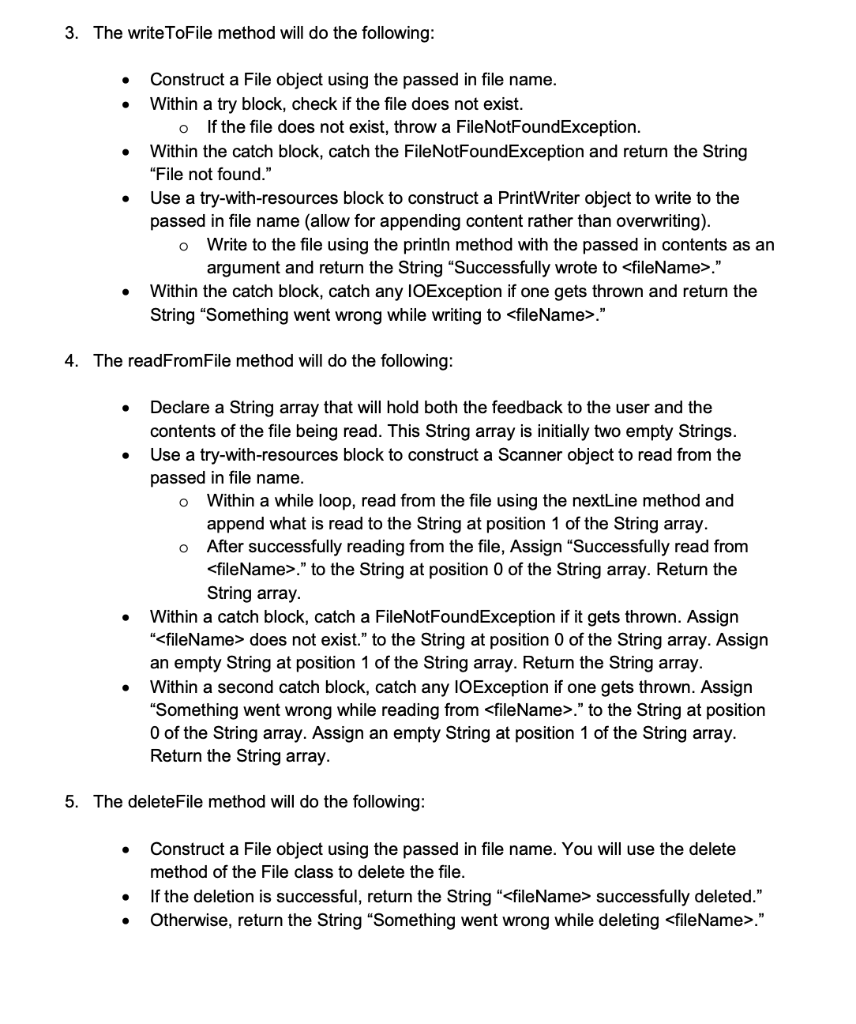 Solved Task: Create a project called | Chegg.com