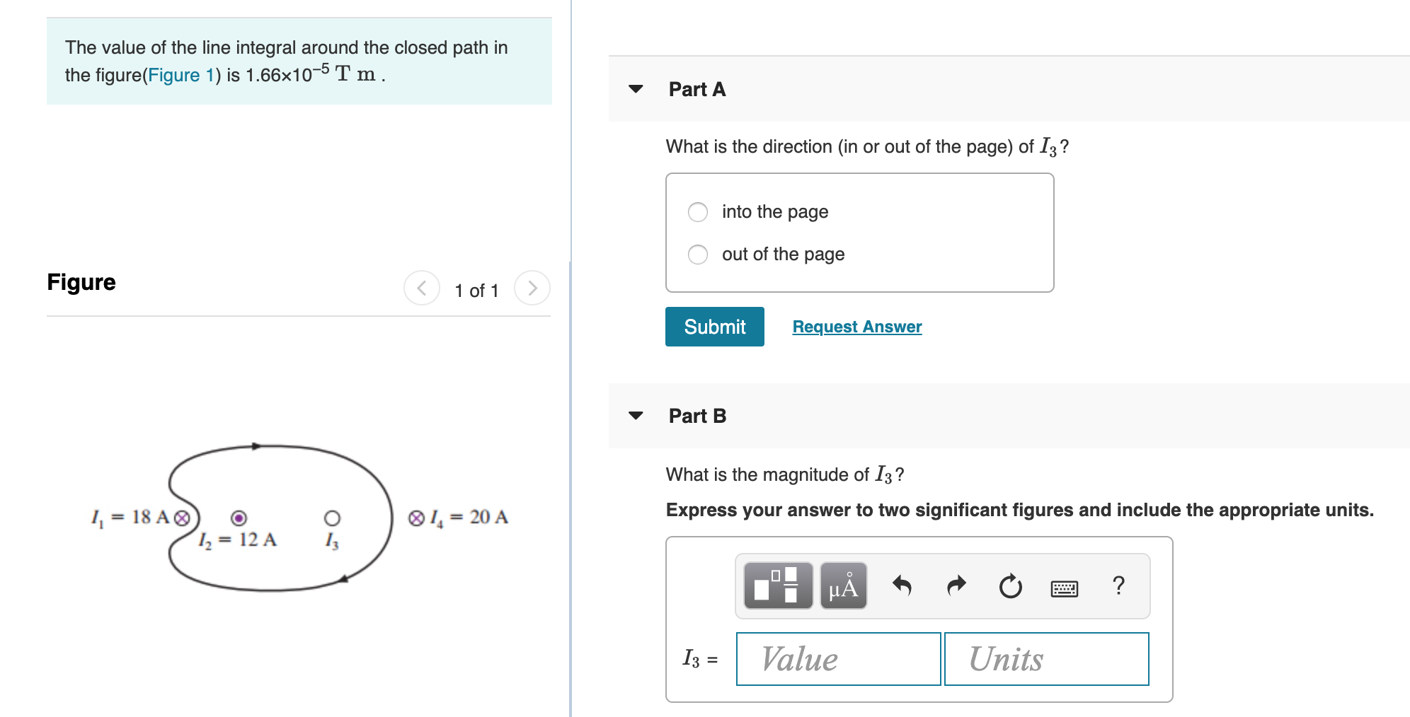Solved The value of the line integral around the closed path | Chegg.com