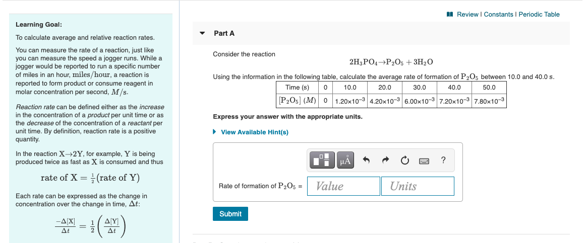 Solved I Review | Constants Periodic Table Part A Learning | Chegg.com