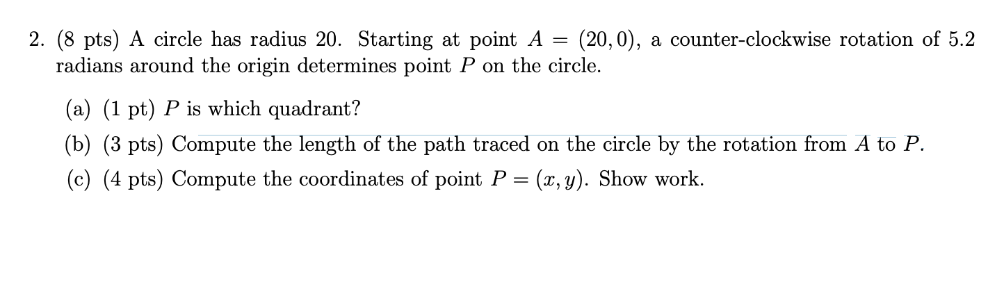 Solved For Questions 2.b and 2.c i am stuck figuring out an | Chegg.com