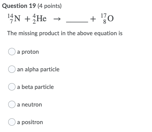 Solved I am really confused. I do not know what particle | Chegg.com