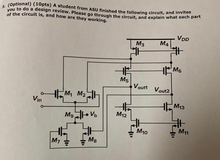 A student from ASU finished the following circuit, | Chegg.com