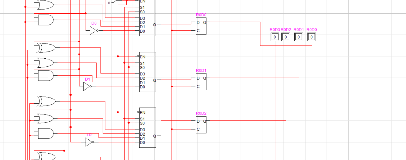 I want Logic Work computed Simulation Circuit like I | Chegg.com