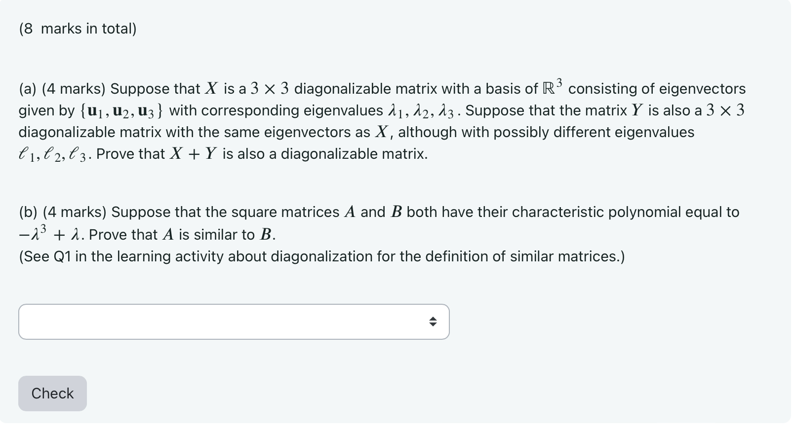 Solved ' (8 marks in total) (a) (4 marks) Suppose that X is | Chegg.com