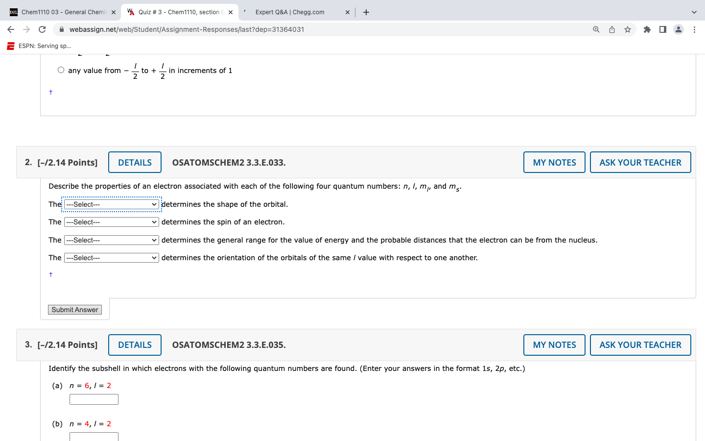Solved any value from −21 to +21 in increments of 1 [−12.14 | Chegg.com