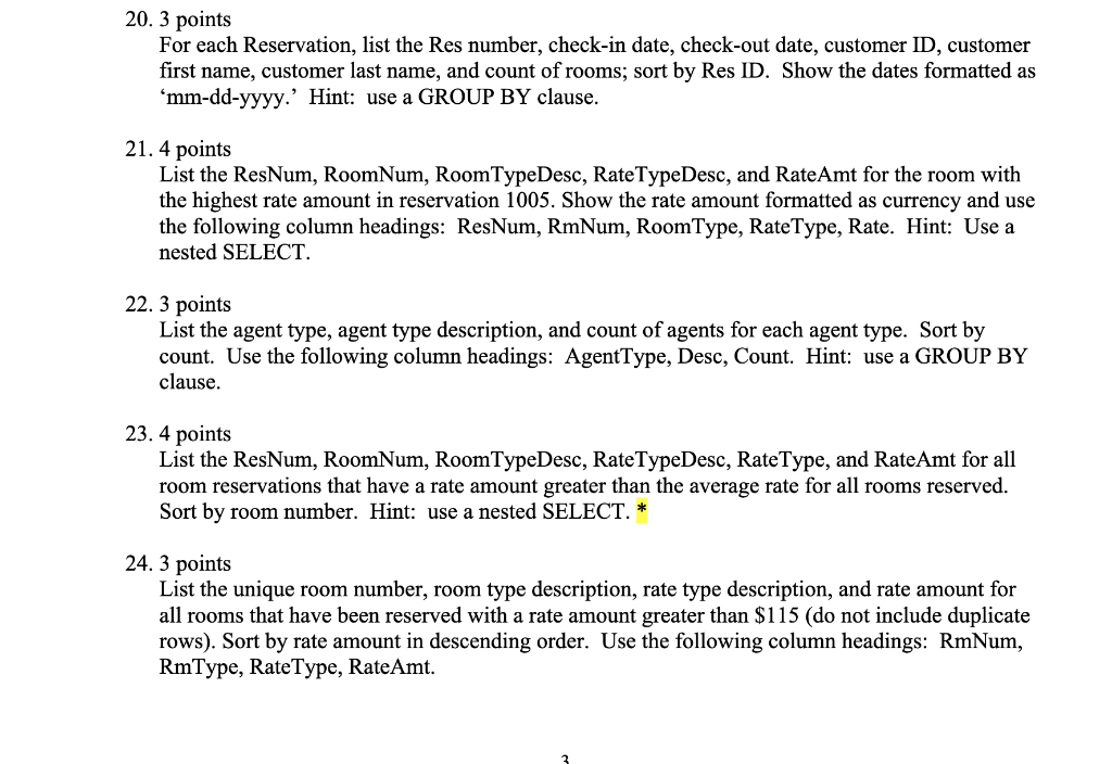 INSY 3304Project 3For this project, you will use the | Chegg.com