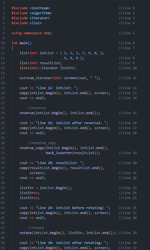 Solved Can you please classify each line of code whether it | Chegg.com