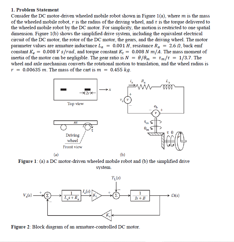 Solved Design an LQR controller such that the mobile robot | Chegg.com