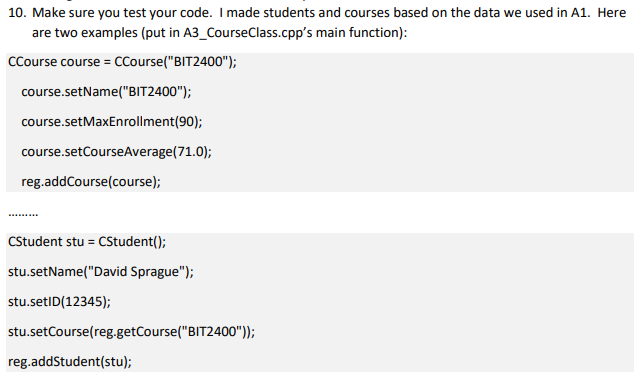 Solved You will make two classes (using a .h and.cpp file as | Chegg.com